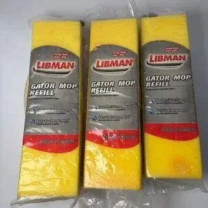 Libman | Other | Libman Gator Mop Refill 3 Pack Yellow Tear Resistant ...